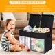 Toy Bin Collapsible Toy Storage with Clear Window Toy Box Storage ...