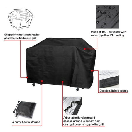 XZNGL Gas Grill Covers Heavy Duty Waterproof Extra Large Bbq Cover ...