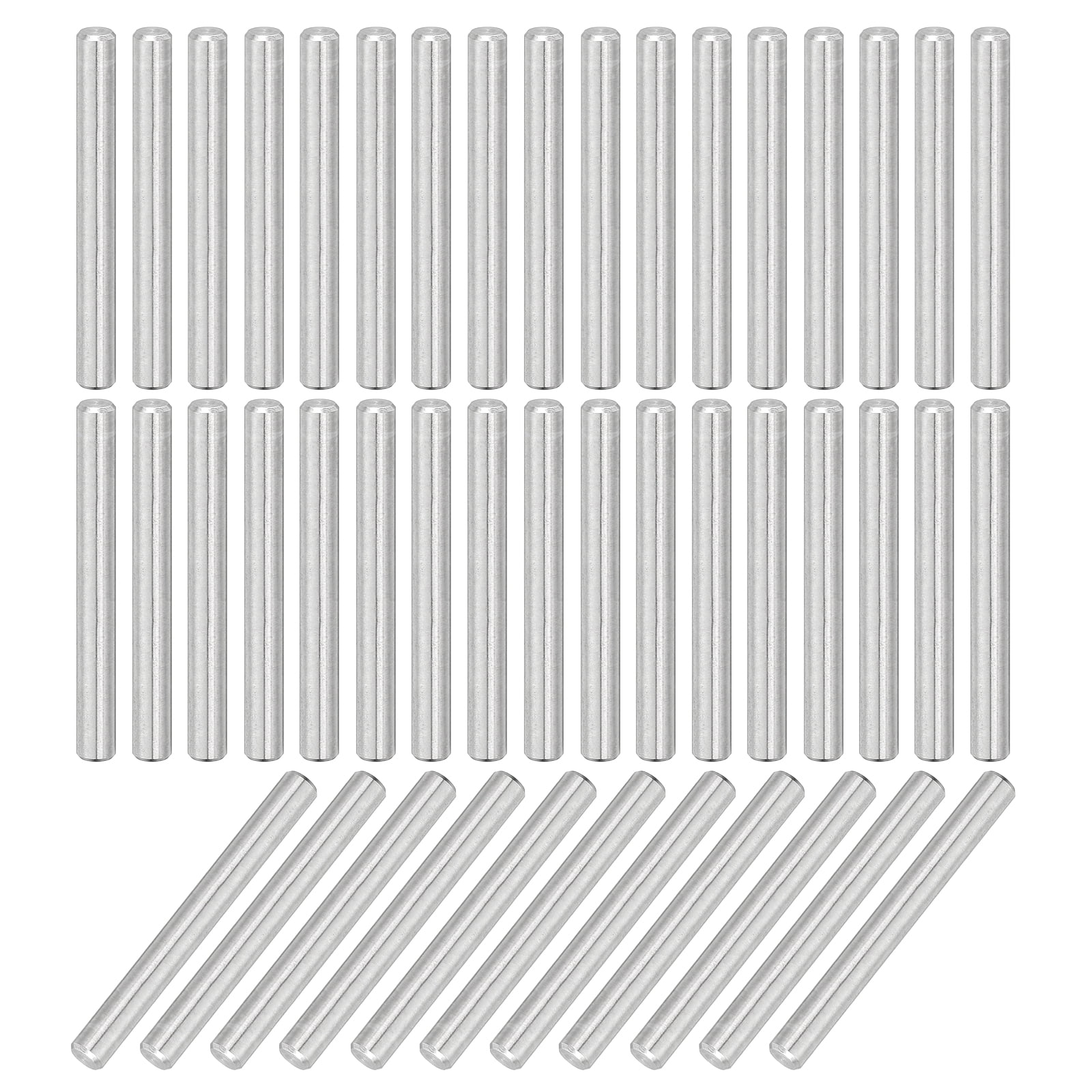88Pcs Clavo de Dowel 3mm x 28mm Soporte para Estante Pines de Acero ...