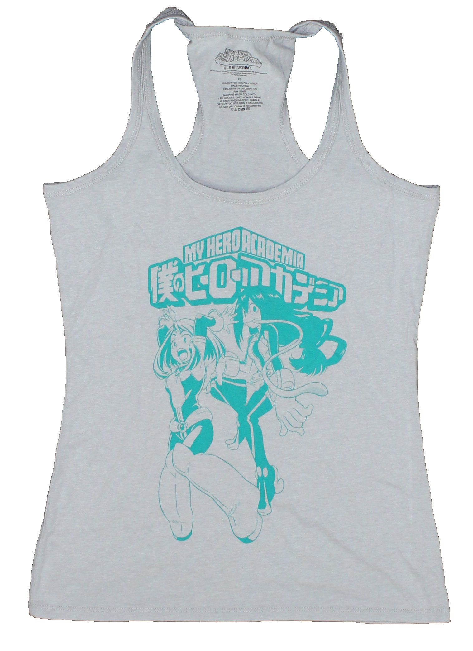 My Hero Academia Tank Top - Froppy & Uravity Blue Print Under Logo ...