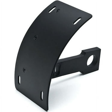Krator Motorcycle Curved Vertical Side Mount License Plate Tag Holder ...