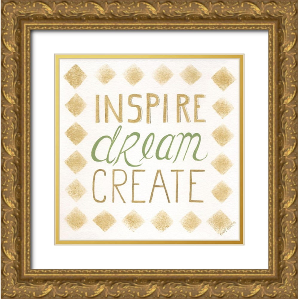 Shamp, Cindy 26x26 Gold Ornate Wood Framed with Double Matting Museum ...