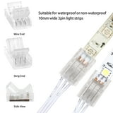 RGBZONE 32.8-Foot 10-Piece 3-Pin LED RGB Battery-Powered Light Bar ...