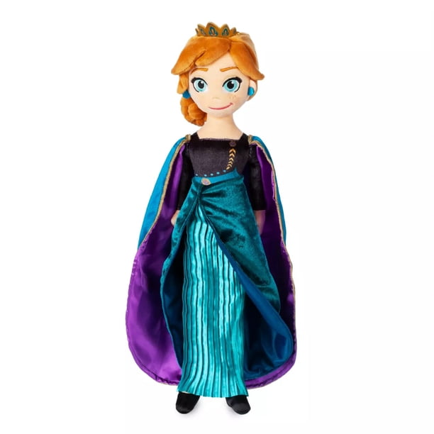 Disney Store Frozen 2 Queen Anna Princess Plush Toy Stuffed Soft Doll ...
