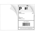 8-1/2"×5-1/2" shipping labels 100 labels sticker paper for Laser/Ink ...
