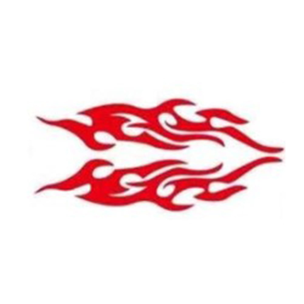 DIY Flame Vinyl Decal Sticker Waterproof For Car Motorcycle Gas Tank ...