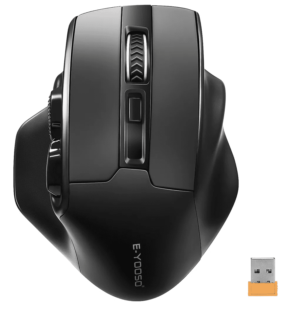 Mouse Inalámbrico Ergonómico BLOOSOM F30 Con Receptor Usb 2.4ghz ...
