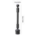 17mm Ball Mount Extension Adapter 360 Degree Rotating Arm Flexible ...