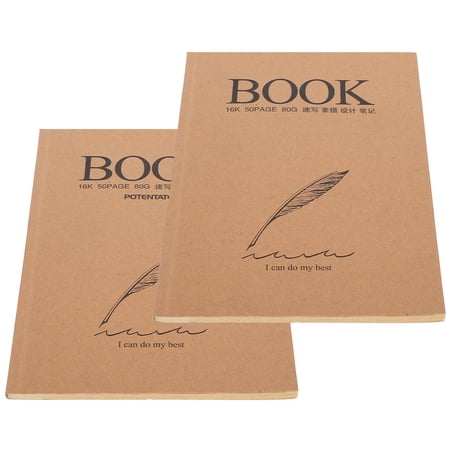Kraft Paper Book, Environmentally Friendly Kraft Paper Sketchbook, Easy ...