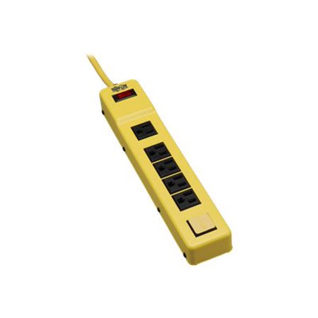 Tripp Lite Safety Power Strip 120V 5-15R 6 Outlet Metal 6' Cord OSHA ...