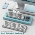 60% Mechanical Keyboard 61 , Wired Gaming Keyboard Frame, Programmable ...