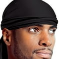 QHUDLV Mens Durag Bandanna Sports Du Rag Scarf Head Rap Tie H5F3 Down ...