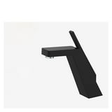 Basin Faucet Black/Chrome Face Single Handle Deck Mounted Sink Taps ...