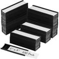 100 Pack Magentic Label Holder, 1x3 inch C Channel Magentic Labels ...