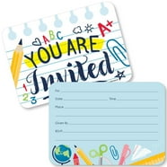 Big Dot of Happiness Prom - Shaped Fill-in Invitations - Prom Night ...