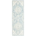 SAFAVIEH Micro-Loop Braylon Traditional Floral Wool Area Rug, Blue ...