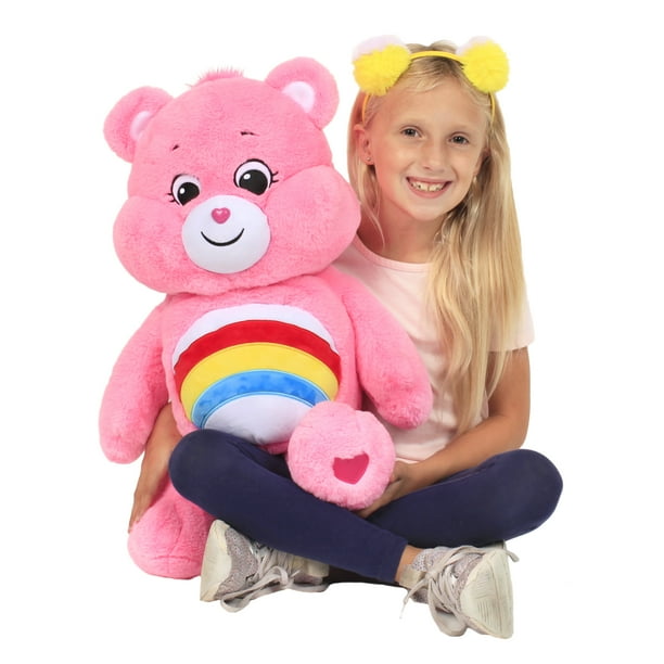 Care Bears 24" Jumbo Plush - Cheer Bear - Soft Huggable Material! - Walmart.com