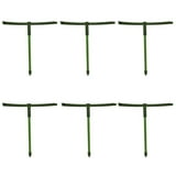 6 Sets Garden Plant Support Stake Round Garden Plant Support Ring ...
