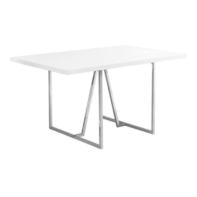 Monarch Specialties 60 in. Rectangular Dining Table - Walmart.com ...