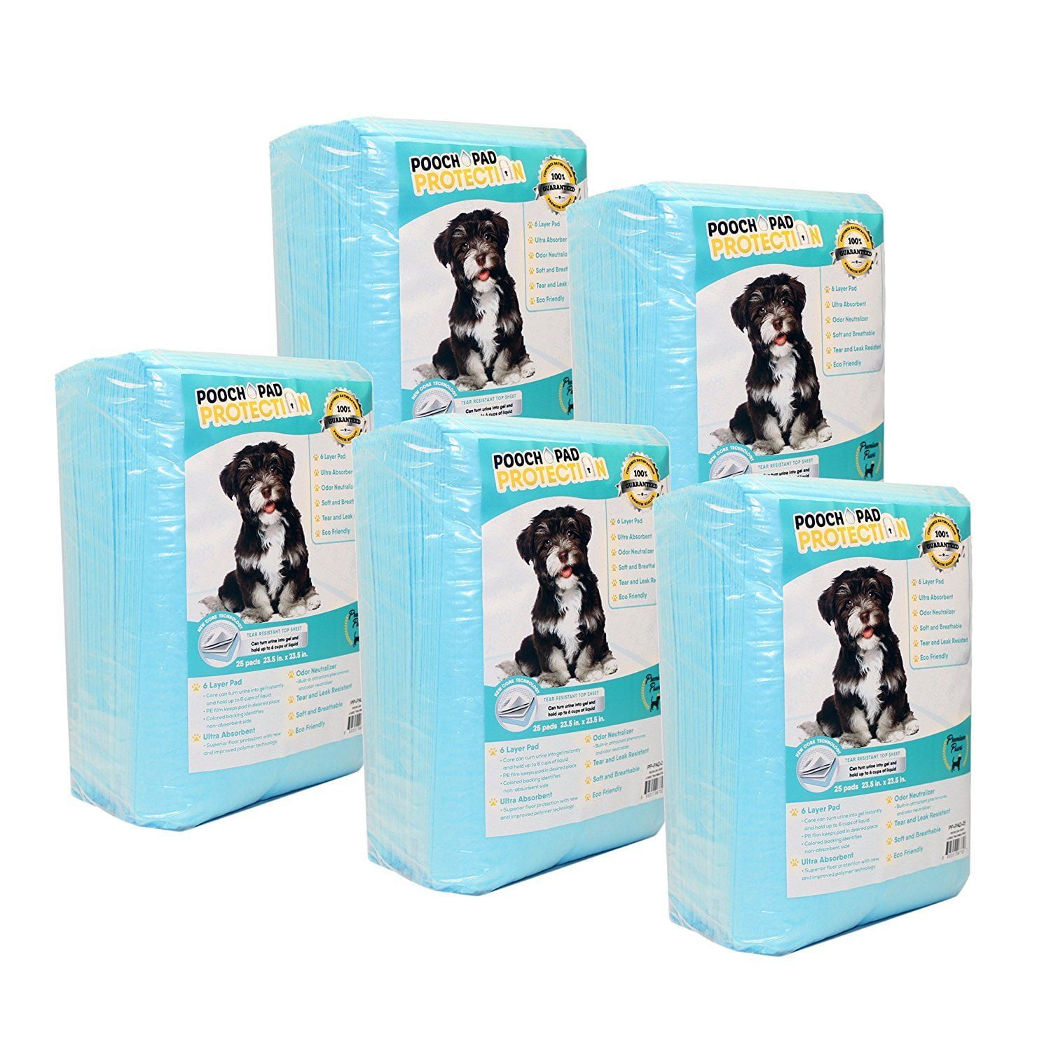 Pooch Pad Protection Training Dog Pads. Thick & Soft, XTRA Absorbent ...