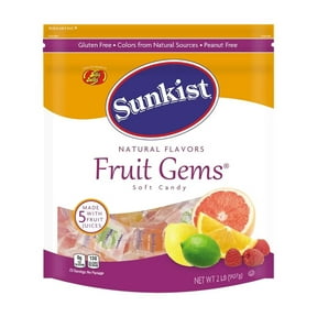 Sunkist Fruit Gems: Grapefruit and Lemon Flavored Chewy Chews - 2 ...