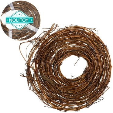 Linaichen Willow Wreath Rattan Wreath Rings DIY Floral Vine Garland for ...