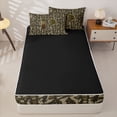 meiyoeat Camouflage Letter P Print Zipper Twin Comforter Sets with ...