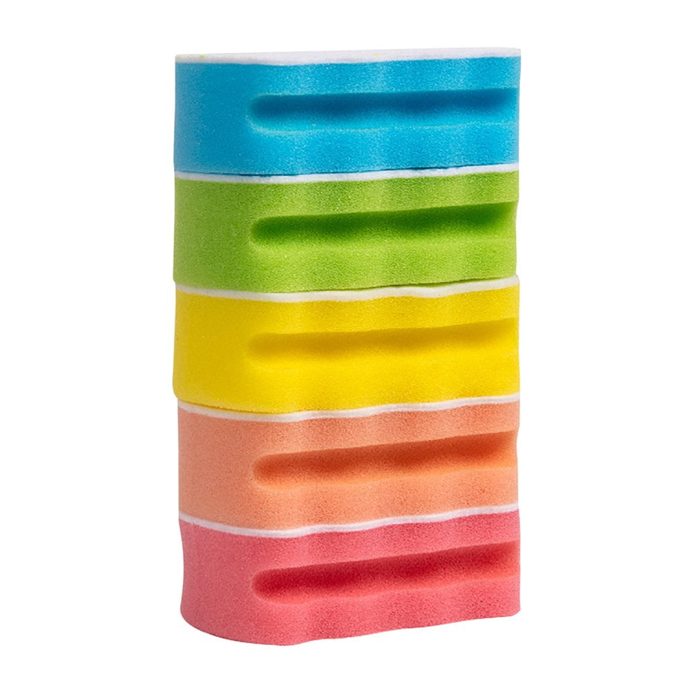 High-density Wave Dishwashing Sponge Wipe Kitchen Color Cleaning Sponge ...