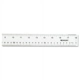 Walmart 18" Clear Flexible Acrylic Ruler, Standard/Metric, Inches/mm ...