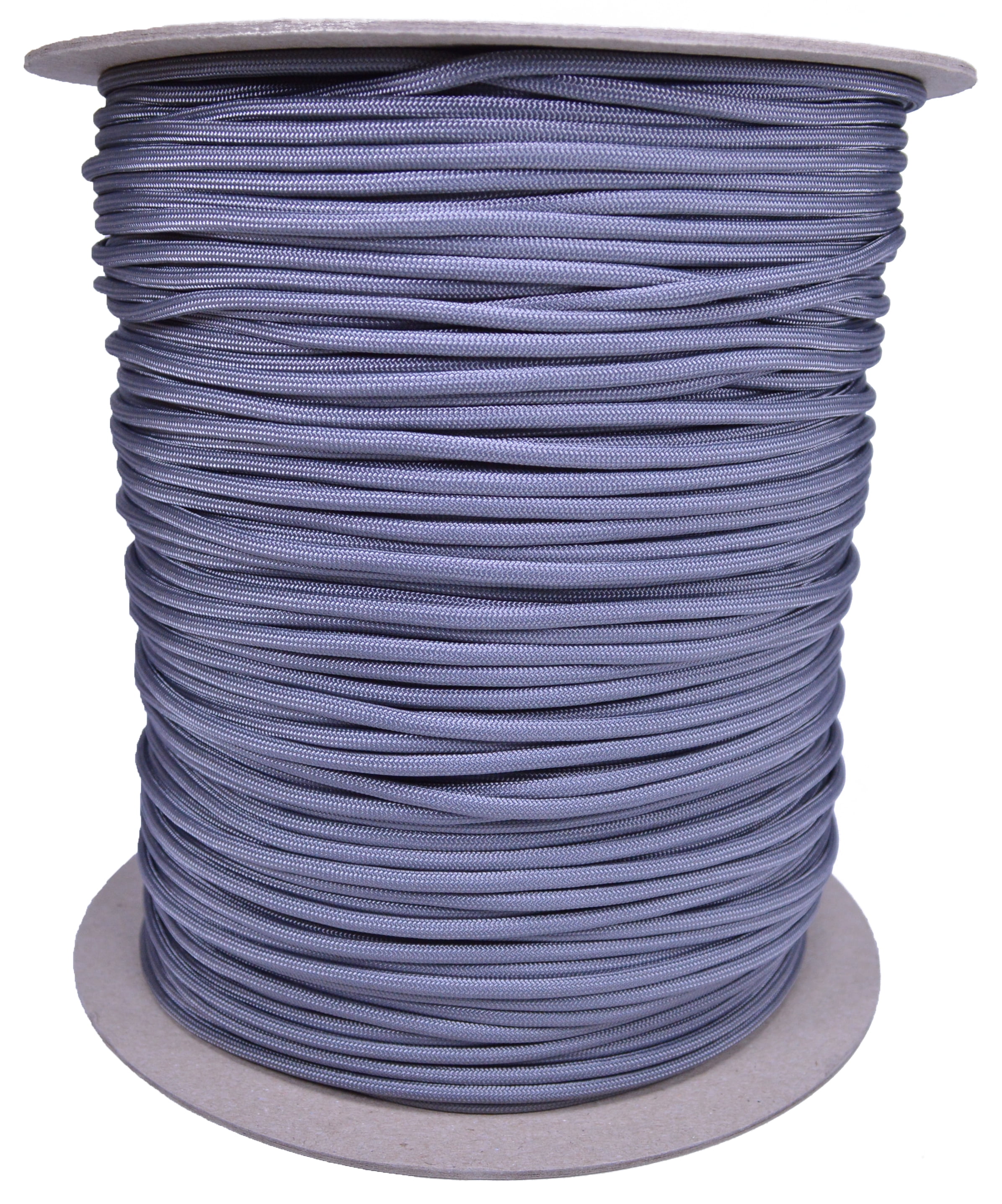 Charcoal Grey Cord 11 Strand Paracord - 1000 Foot Spool - Walmart.com