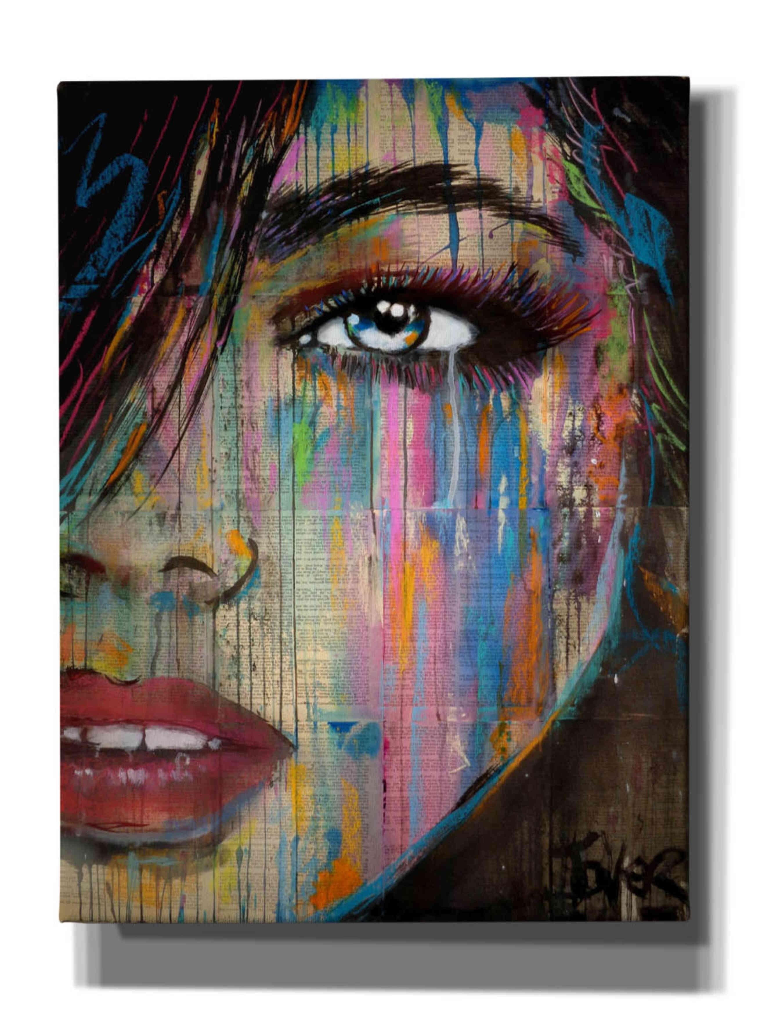 Epic Graffiti 'Falling Out' by Loui Jover, Canvas Wall Art, 12"x16 ...