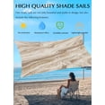 Abstract Lines Sun Shade Sail 6.5'X10' Granite Brown Marble Texture ...
