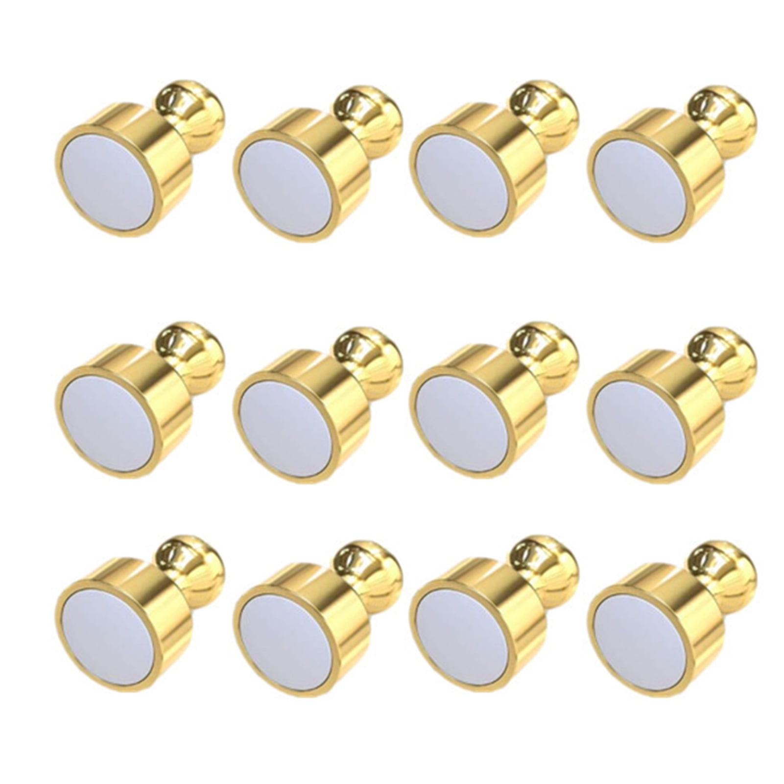 Kripyery 12Pcs Magnetic Push Pins Strong Suction Multi-purpose Mini ...