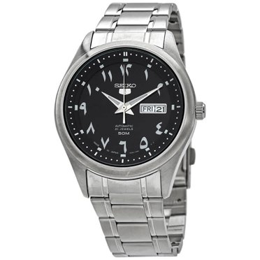 Seiko 5 Automatic Grey Dial Stainless Steel Men's Watch SNKL19 ...