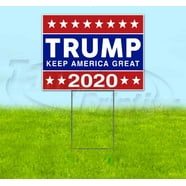 President Donald Trump Big Head Yard Sign, 19" x 14" - Walmart.com