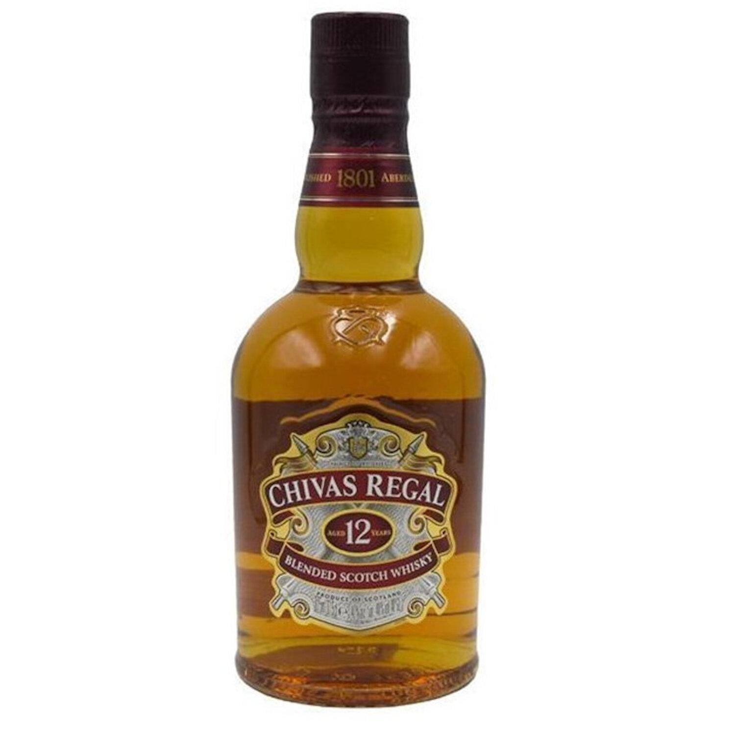 Pack de 12 Whisky Chivas Regal 12 A√±os 375 ml | Walmart en línea
