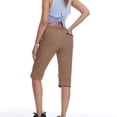 Cfrylhy Womens Cargo Capri Pants Summer Outdoor Quickly Dry Hiking ...