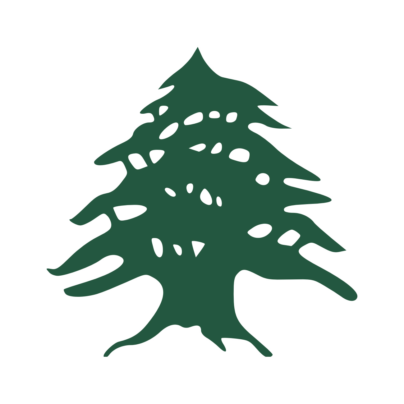 Cedar Tree Sticker Decal Die Cut - Self Adhesive Vinyl - Weatherproof ...