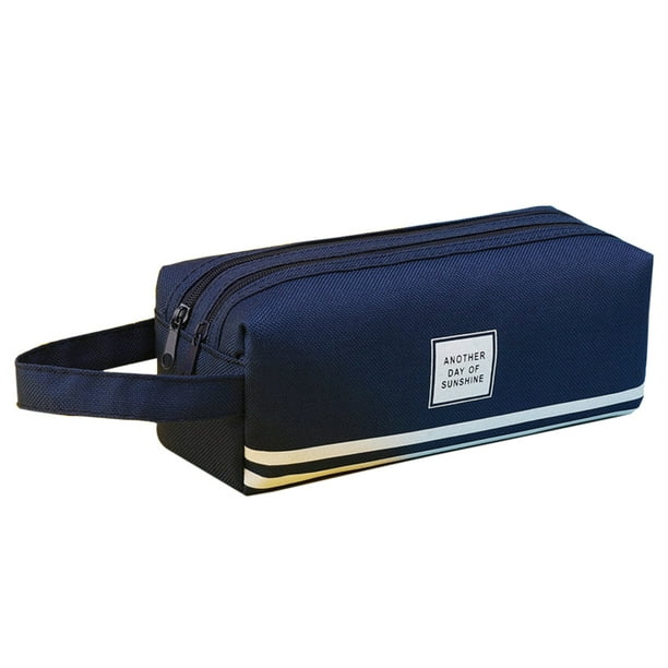 Pencil Case Simple Large Capacity 2-layer Stationery Bag Pencil Pouch ...