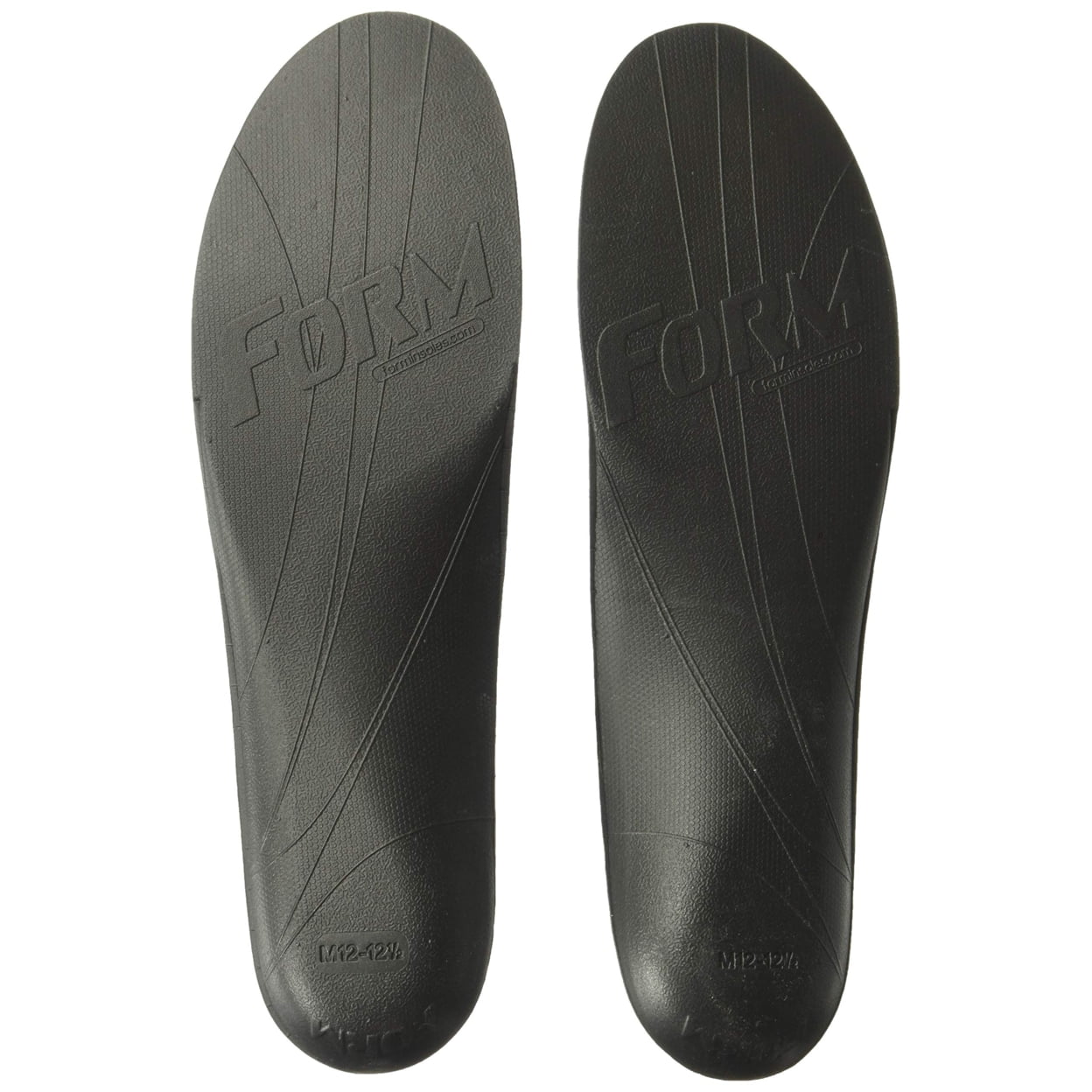 FORM Premium Insoles Ultra-Thin | Black BLACK - Walmart.com