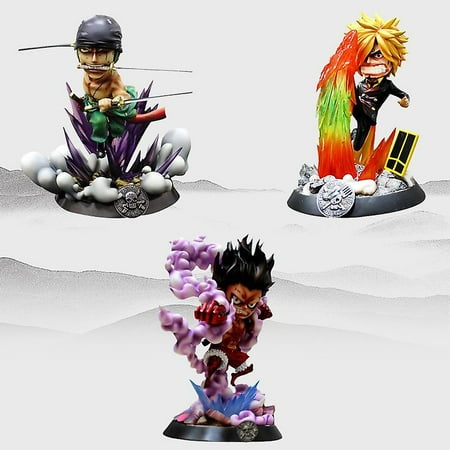 Bandai Large One Piece Gk Figure Zoro Robin Sanji Usopp Chopper Brook ...