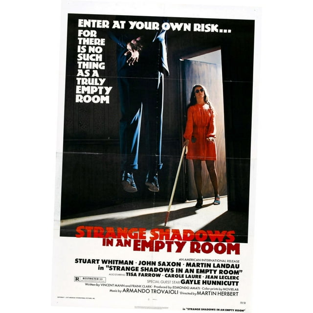 Strange Shadows In An Empty Room Movie Poster Reprint 27inx40in 27x40 ...