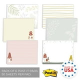 Woodland Mushroom Sticky Note Pads / 4" x 3" Whimsical Sticky Notes ...