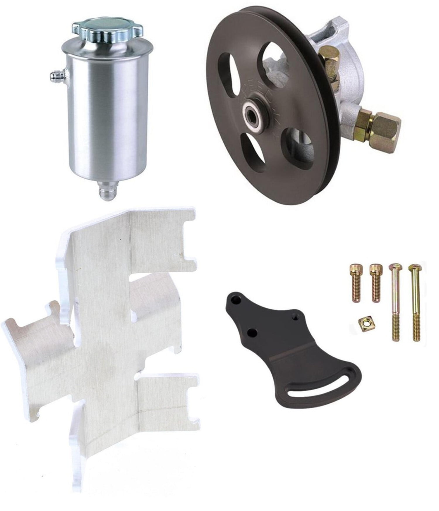 Power Steering Pump and Tank Combo Block Mount - Walmart.com