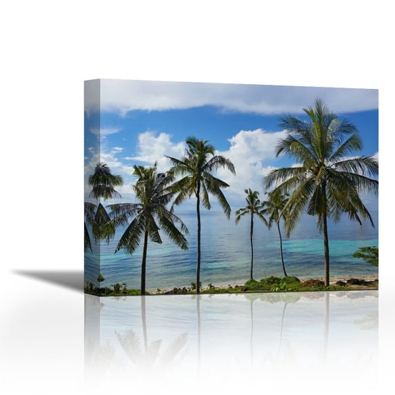 Coconut Palm trees, Bikini Beach, Panglao Island, Philippines ...