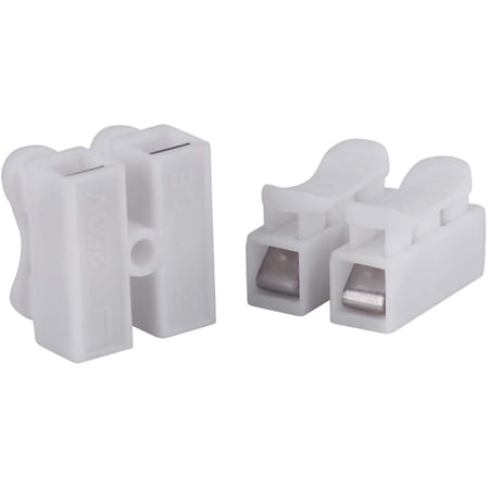 50 pieces of 2P connectors spring, push type wire connector & agrave; 2 ...