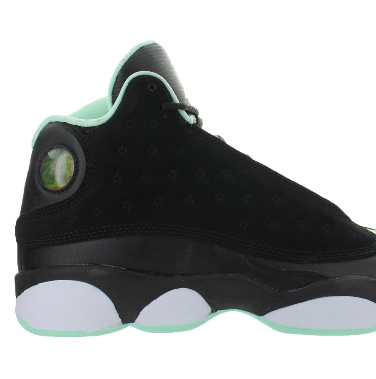 Kids Air Jordan Retro 13 XIII GS Mint Foam Black Metallic Gold White 4 ...