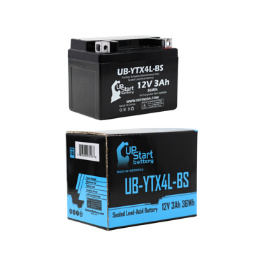 5-Pack UpStart Battery Replacement for 1991 Honda CB250 Nighthawk 250CC ...