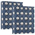 3 Ring Binder with Flattened Metal Clip 1.5" Round Rings Binder ...