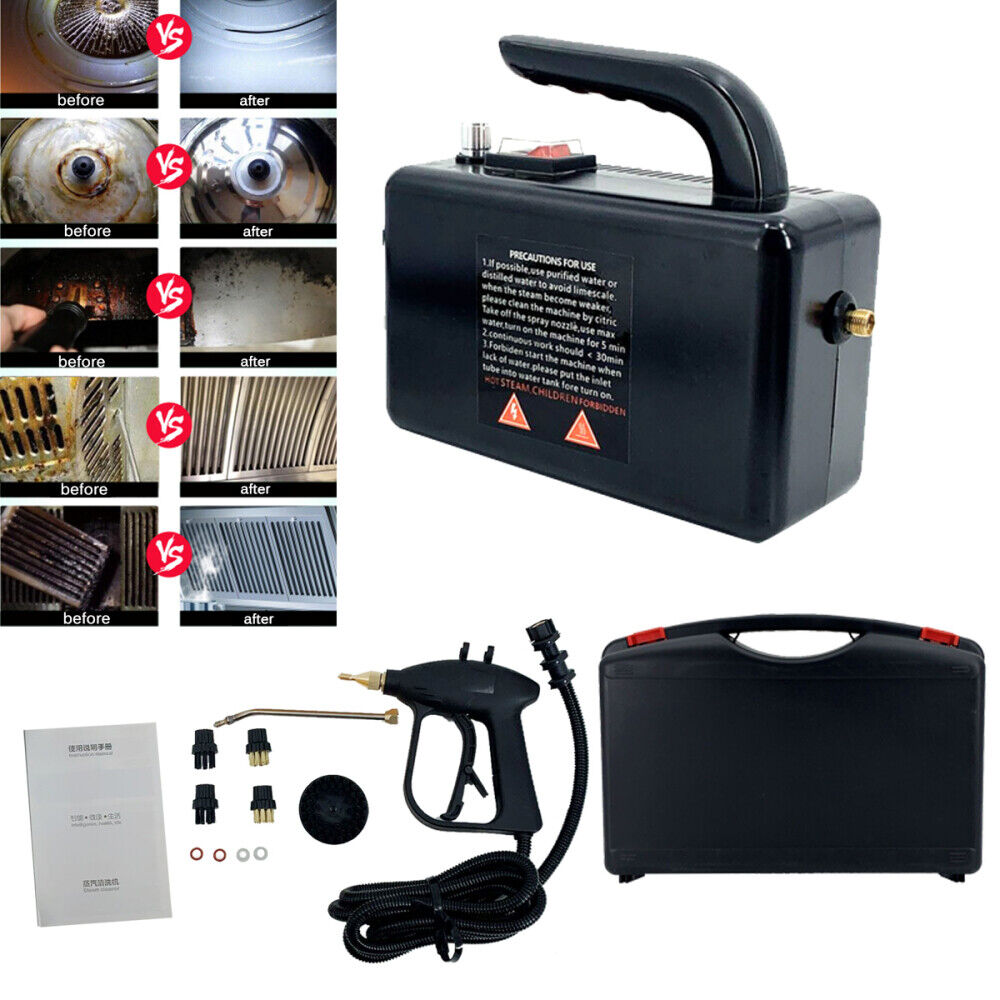 Home 1700W Handheld High Temp Steam Cleaner High Pressure Cleaning ...